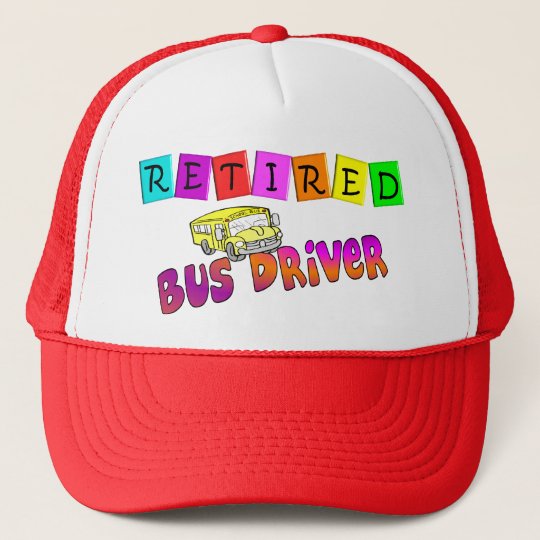 School Bus Driver Hat. Bus Boss. Trucker Hat | Zazzle.com