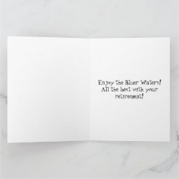 Retired Congratulations on Retirement 2 Big Card | Zazzle