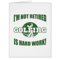 Funny Golf Retirement Cards - Greeting & Photo Cards | Zazzle