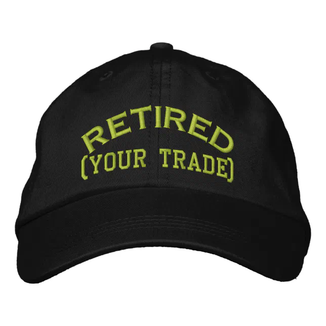 Retired Personalize it! Embroidered Cap | Zazzle