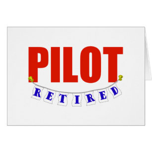 Pilot Retirement Cards - Greeting & Photo Cards | Zazzle