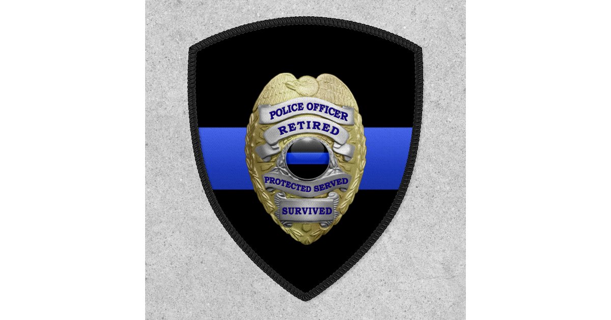 Retired Police Badge | Zazzle