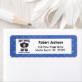 Retired Police Officer Return Address Label | Zazzle