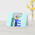 Retired Postal Worker "Thoughts" Funny Zip codes Card | Zazzle