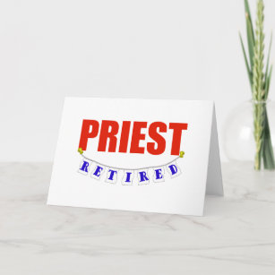 Priest Retirement Cards | Zazzle