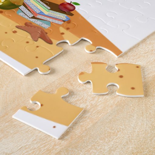 Retired Teacher, Beach Scene (revised) Jigsaw Puzzle | Zazzle