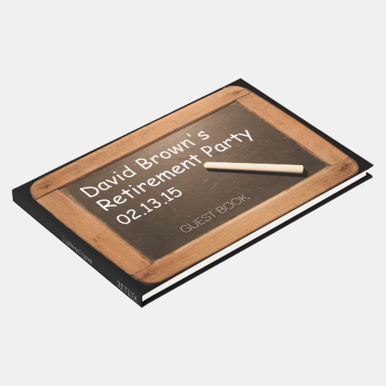 Retired Teacher Retirement Party Guest Book | Zazzle.com