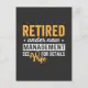 retired under new management see wife for details. postcard | Zazzle