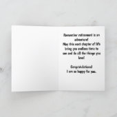 Retirement Adventures Vintage Travel Posters Card | Zazzle