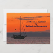 Retirement Announcement Sailing into retirement | Zazzle