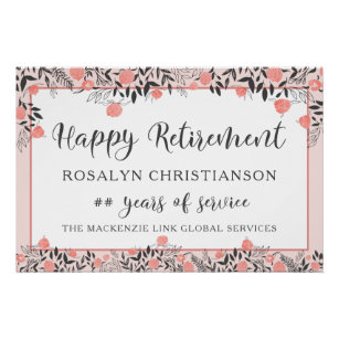 Happy Retirement Posters & Prints | Zazzle