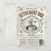 Retirement BBQ Invitations v.3 | Zazzle