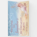 Retirement Beach Coastal Party Welcome Banner | Zazzle