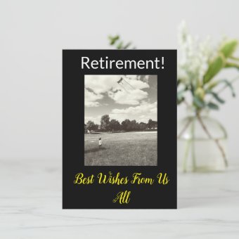 Retirement! Best Wishes From All Happy Adventure | Zazzle