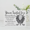 Retirement Breakfast Brunch Golf Ball Clubs Tee Invitation | Zazzle
