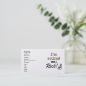 retirement calling card | Zazzle