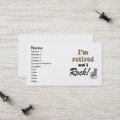 retirement calling card | Zazzle