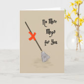 Retirement Card for Janitor with Mop | Zazzle