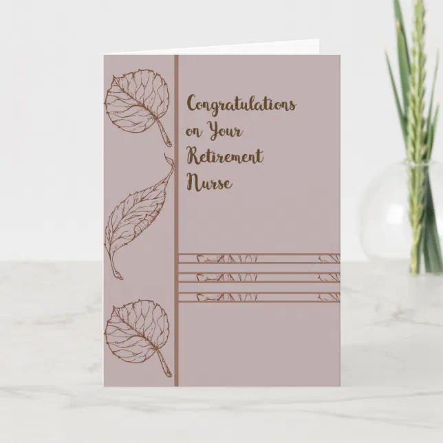Retirement Card for Nurse | Zazzle