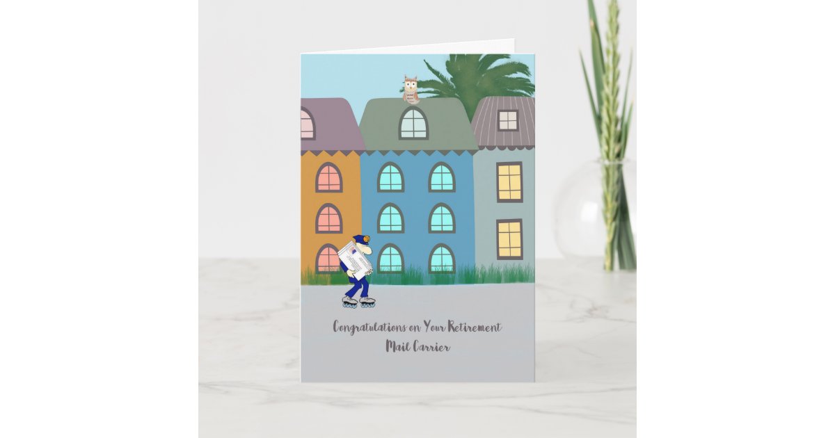 Retirement Card for Your Mail Carrier | Zazzle