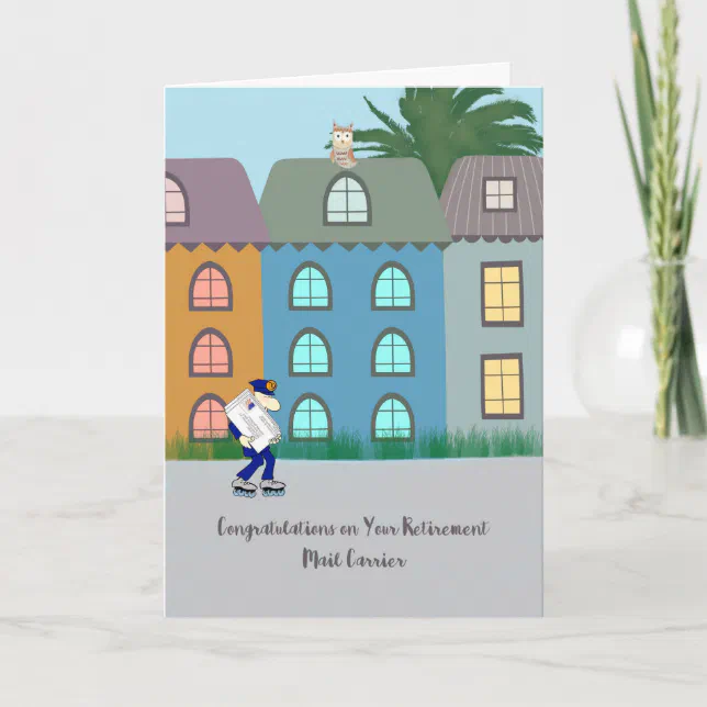 Retirement Card for Your Mail Carrier | Zazzle