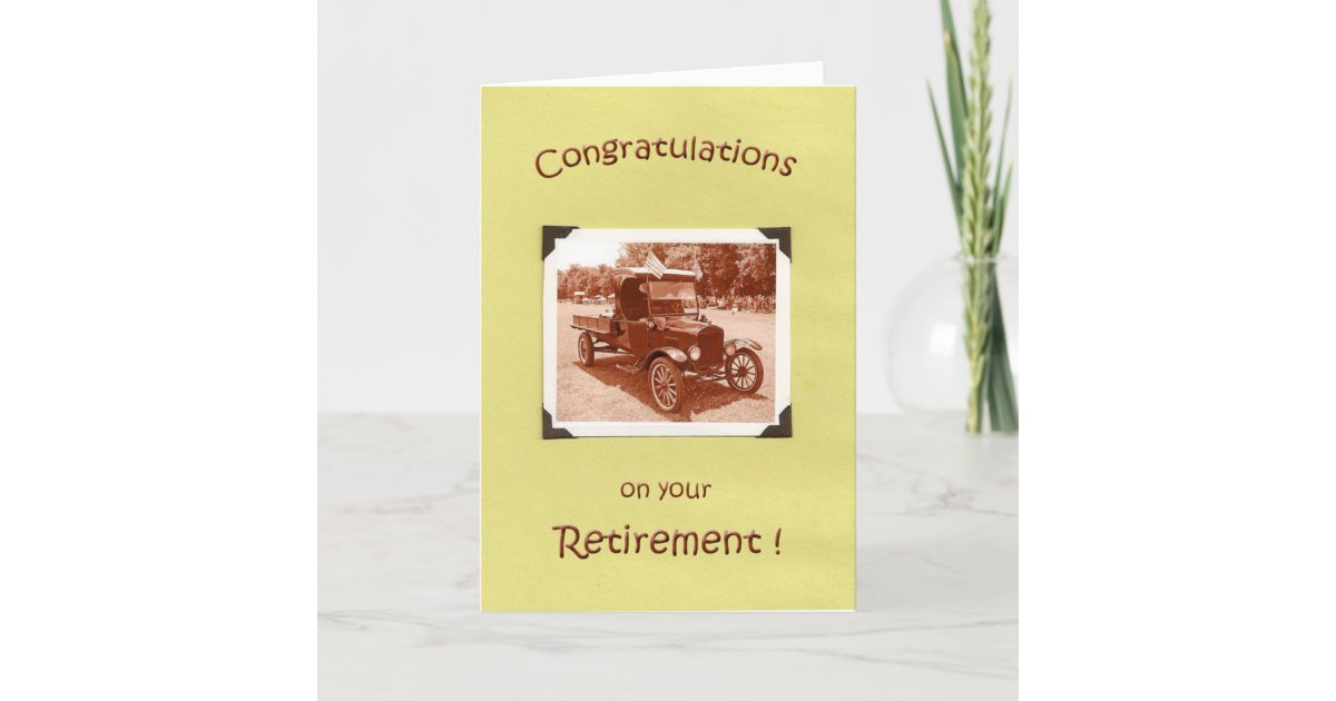 Retirement Congratulations Card | Zazzle