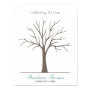 Retirement Fingerprint Tree Poster | Zazzle
