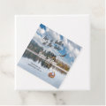 Retirement fishing at the lake watercolor favor tags | Zazzle