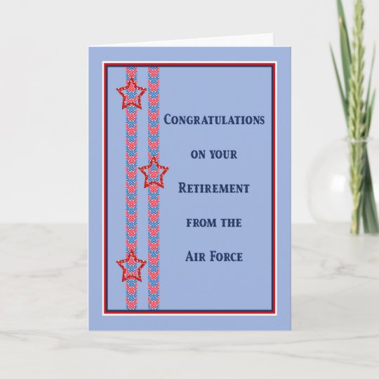 Retirement from Air Force Card | Zazzle.com