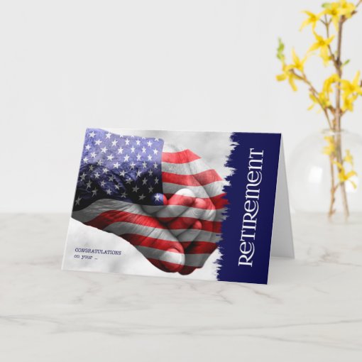 Retirement from Military or Law Enforcement Card | Zazzle