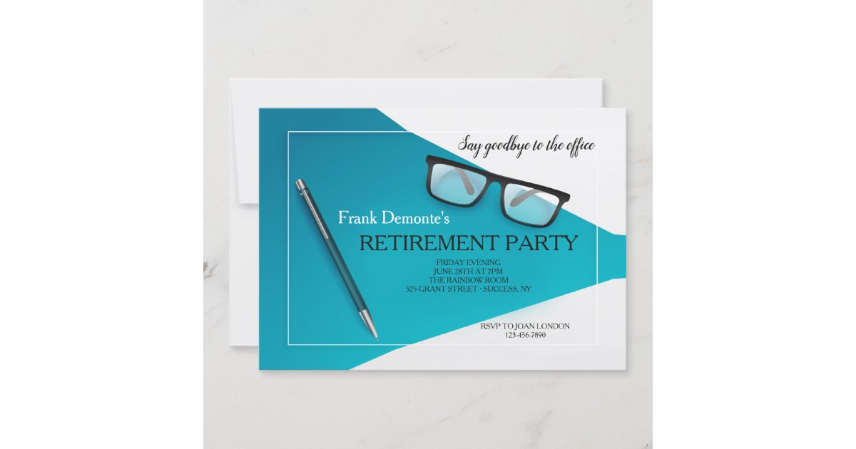 Retirement From Office Invitation | Zazzle