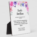retirement gift for boss, employee, long service plaque | Zazzle