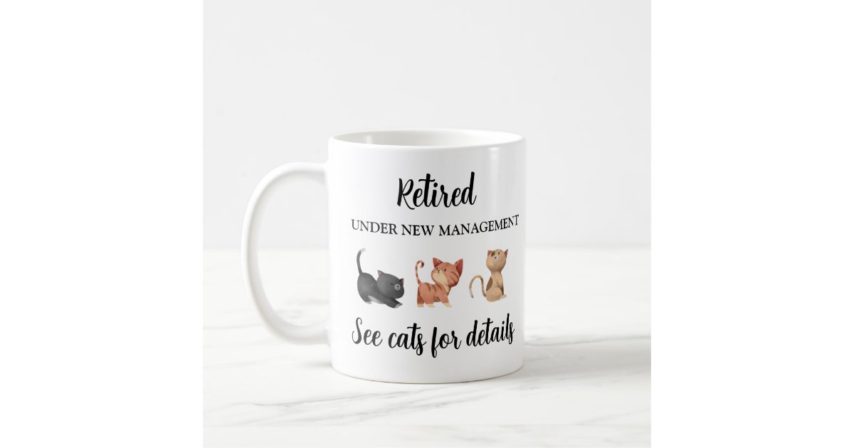 Retirement Gift for Cat Lover, Retirement Mug | Zazzle