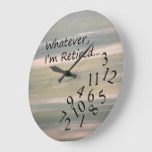 Retirement Gift Funny Clock with Jumbled Numbers | Zazzle