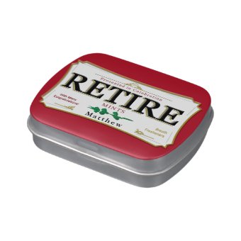 Retirement Gift Mint Tin - Retire Mints! | Zazzle