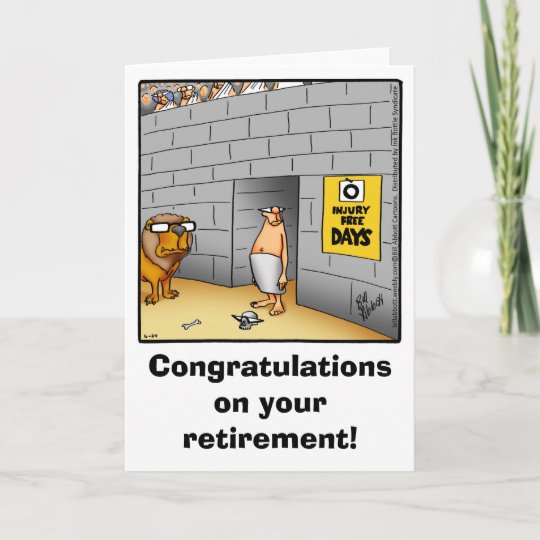 Retirement Humor Greeting Card | Zazzle.com