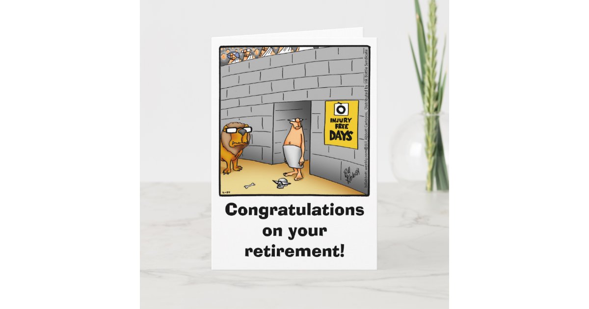 Retirement Humor Greeting Card | Zazzle