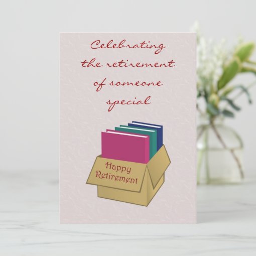 Retirement Invitation for office worker secretary | Zazzle