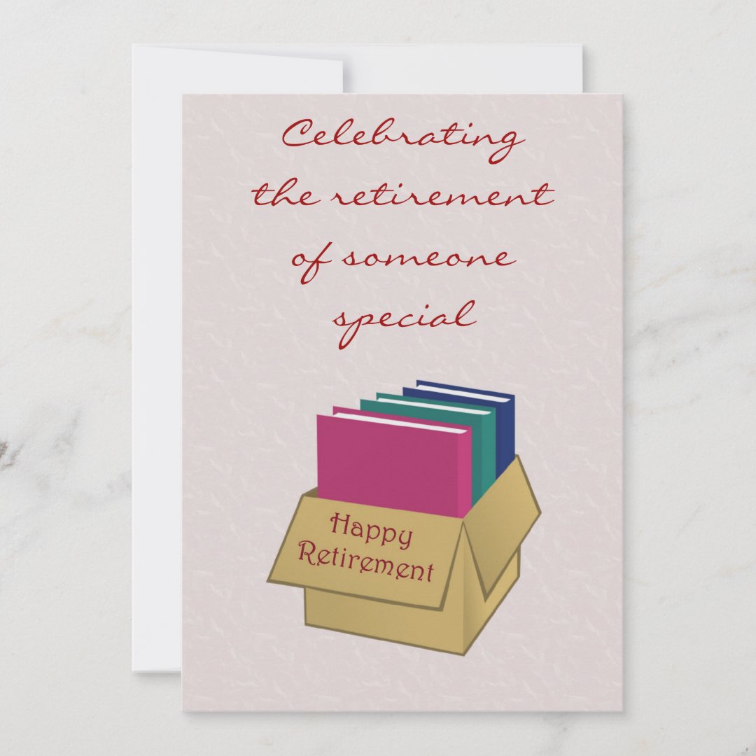 Retirement Invitation for office worker secretary | Zazzle