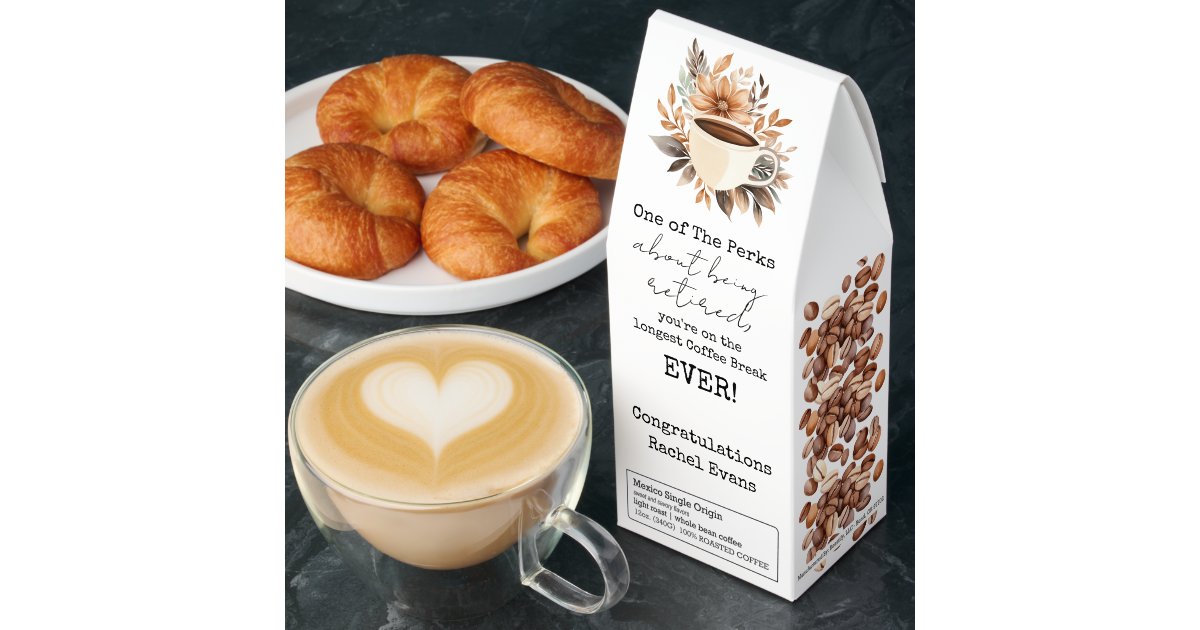 Retirement Longest Coffee Break Gift | Zazzle