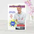 Retirement Magazine Cover Card | Zazzle