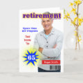 Retirement Magazine Cover Card | Zazzle