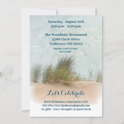 Retirement Party Beach Theme Invitation | Zazzle