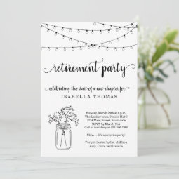 Retirement Party Invitation | Zazzle