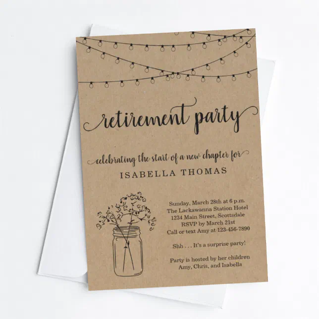 Retirement Party Invitation | Zazzle
