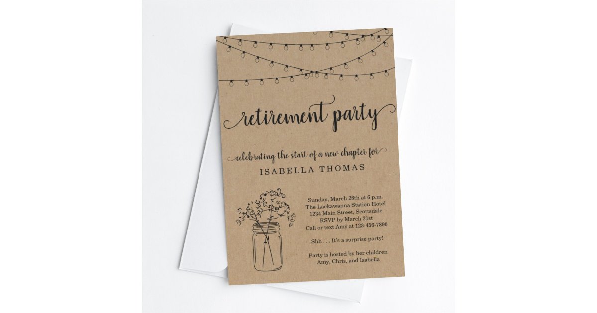 Retirement Party Invitation | Zazzle