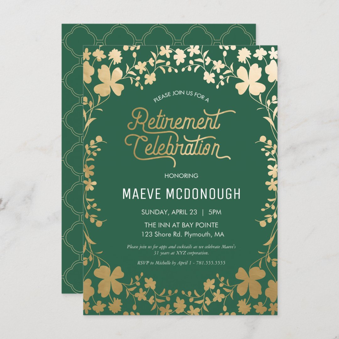 Retirement Party Invitation, Celebration Invite | Zazzle