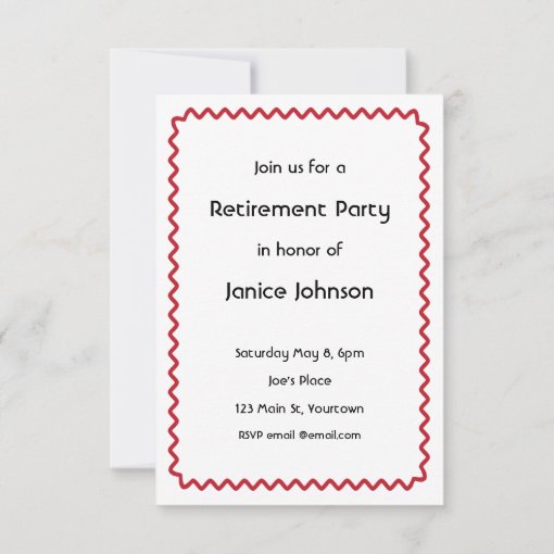 Retirement Party Invitation with funny cat | Zazzle