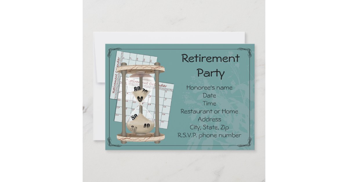 Retirement Party Invitations | Zazzle