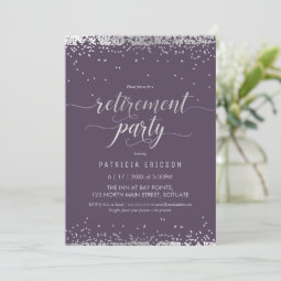 Retirement Party Invite, Elegant Celebration Invitation | Zazzle